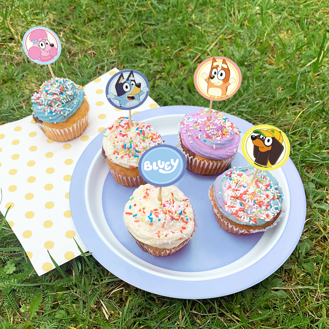 Bluey cake toppers - Cbeebies Bluey cake toppers - Cbeebies