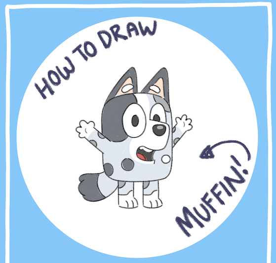 Learn to draw Muffin - Cbeebies
